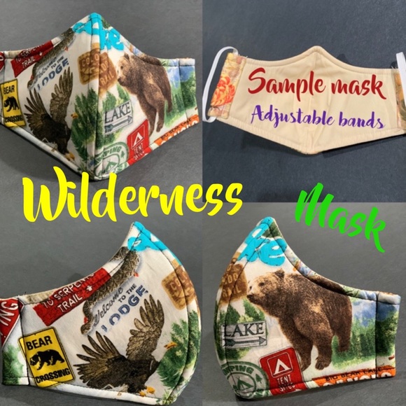 Hand Crafted | Accessories | Wilderness Face Mask | Poshmark